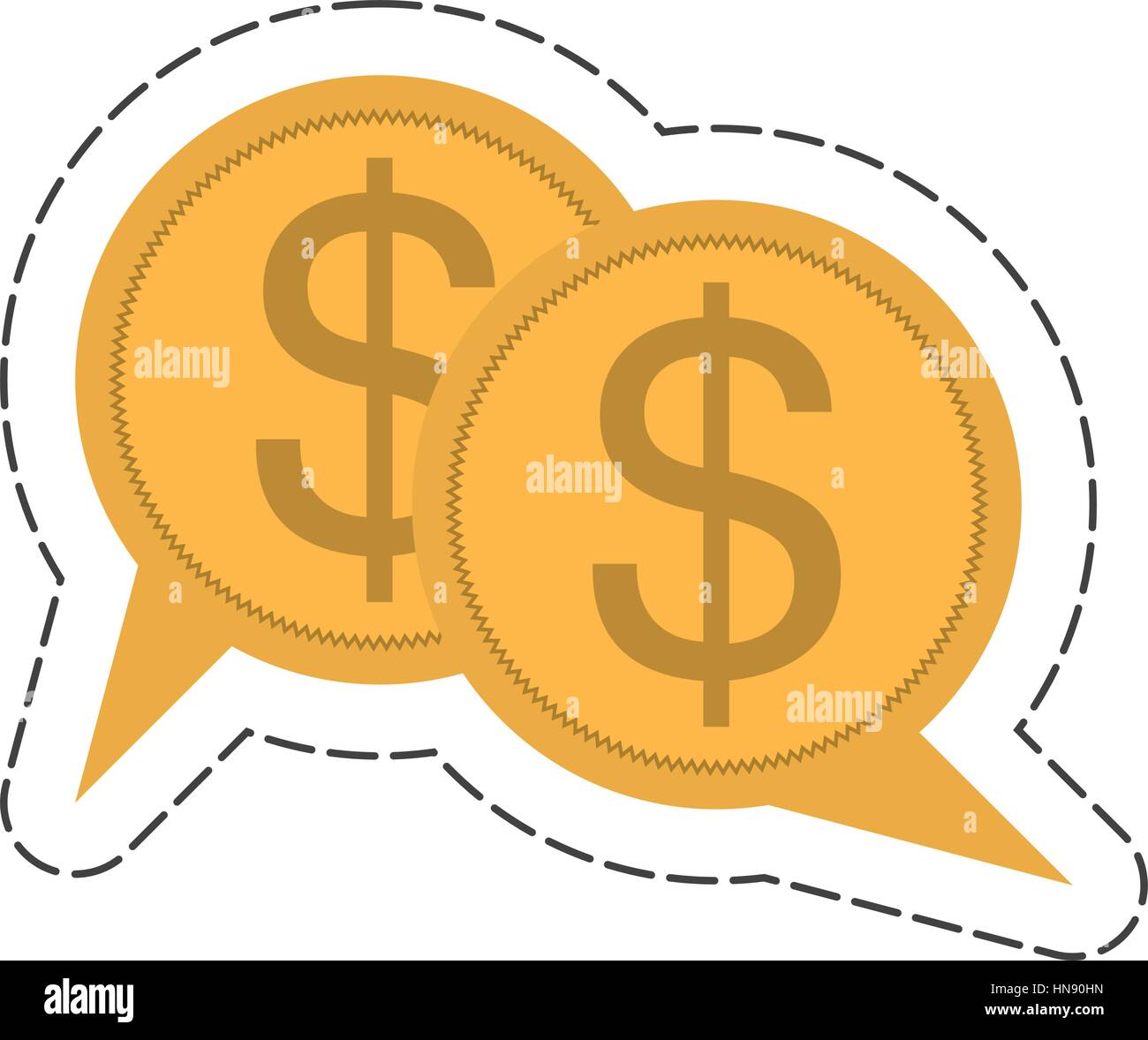 Money bubble coin piggy icon Stock Vector Images - Alamy