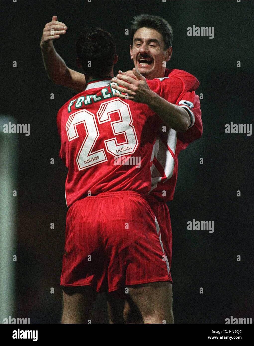 IAN RUSH ROBBIE FOWLER BLACKBURN ROVERS V BLACKBURN ROVERS V LIVERPOOL ...