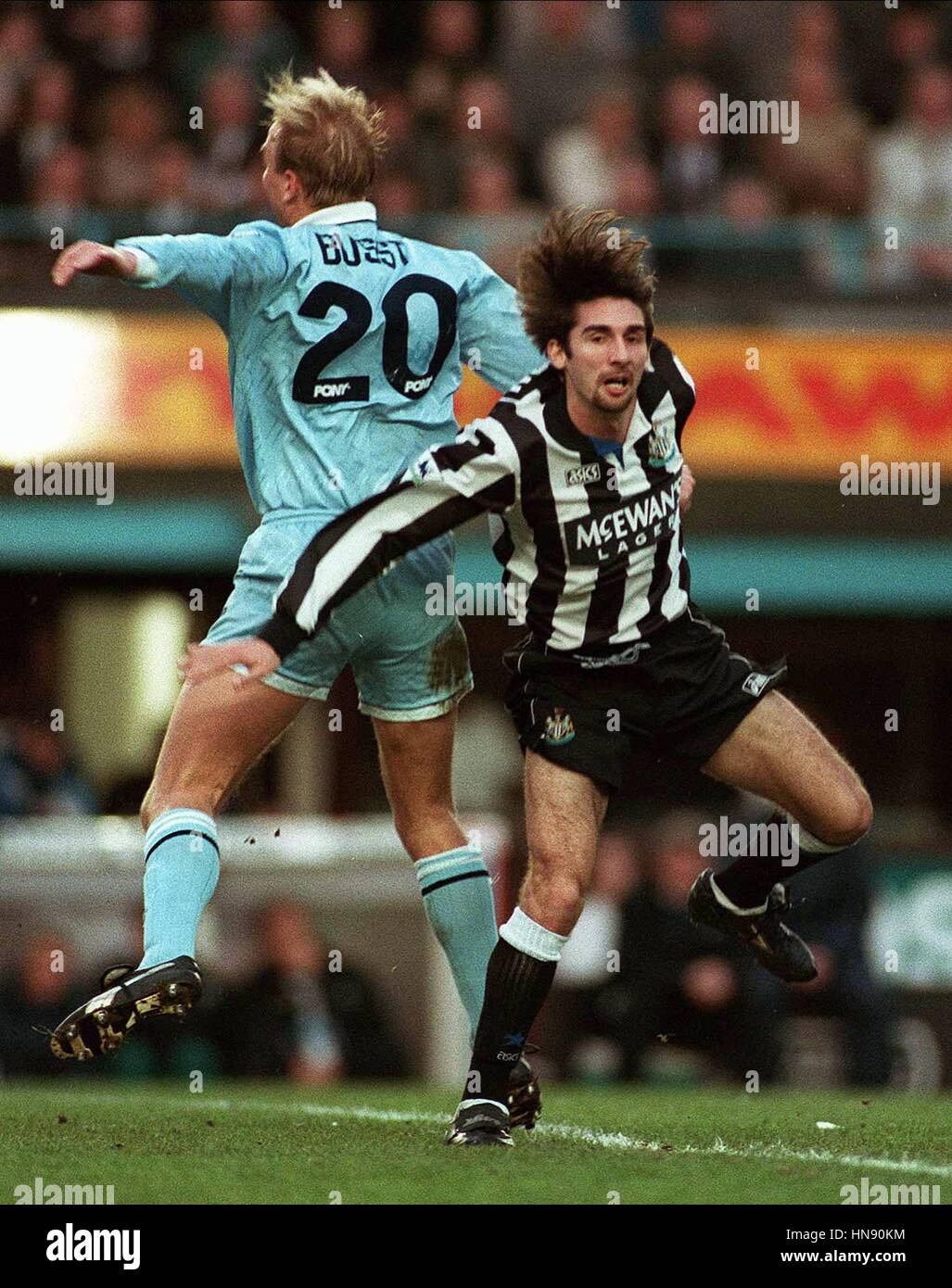 PAUL KITSON DAVID BUSST COVENTRY CITY V NEWCASTLE COVENTRY CITY V ...