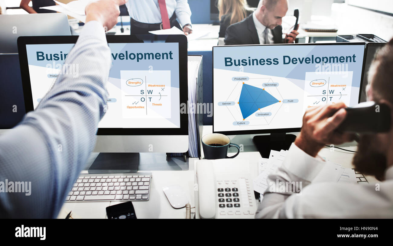 Management Progress Business Development Ideas Stock Photo - Alamy