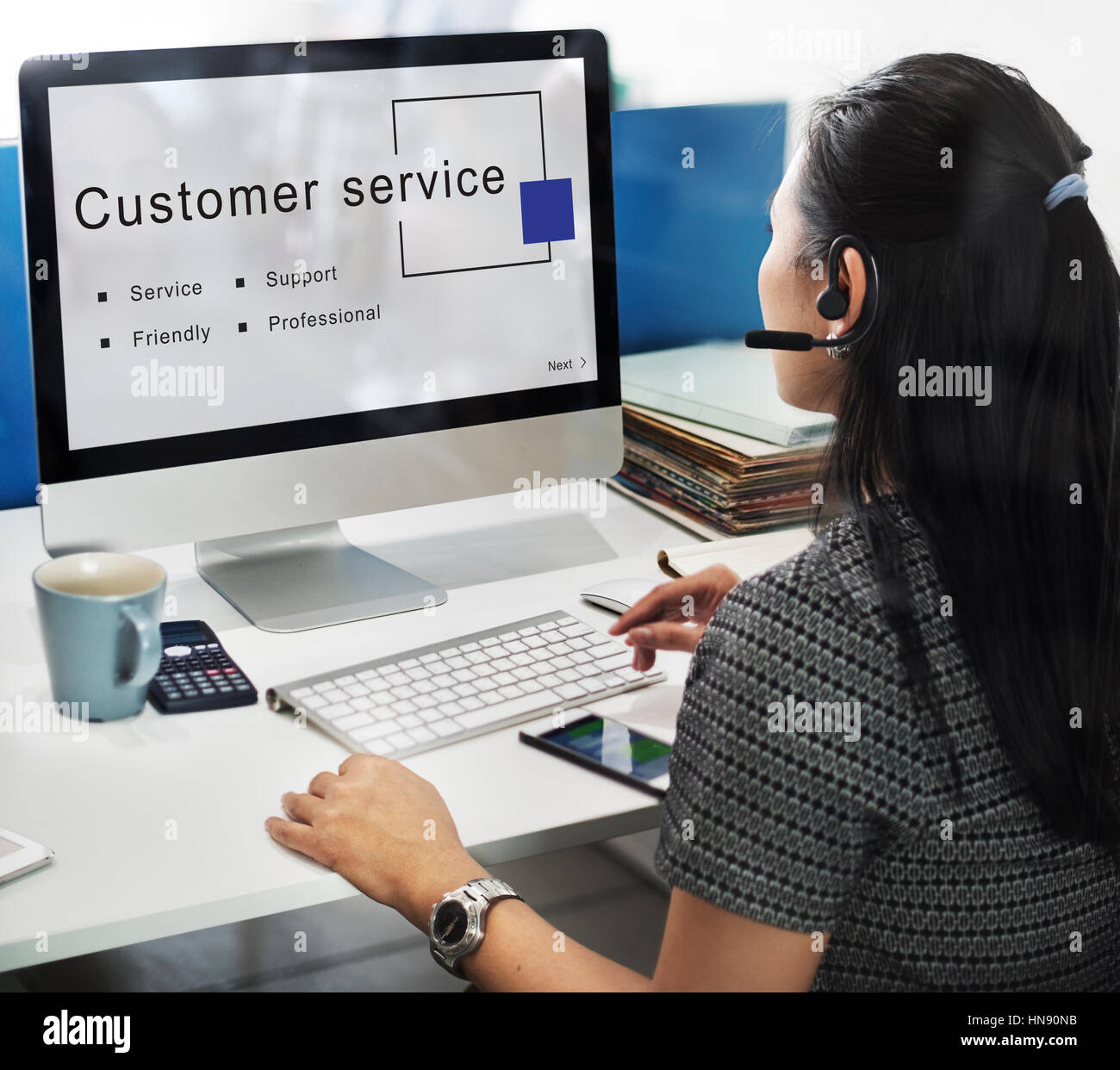 Customer Service Support Consumer Concept Stock Photo - Alamy