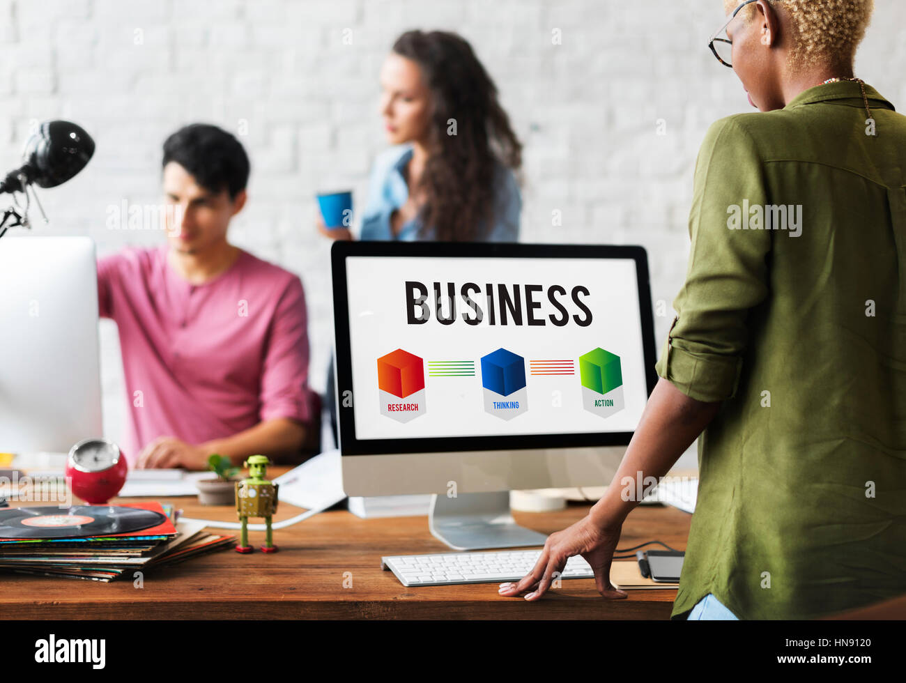 Business System Development Diagram Concept Stock Photo - Alamy
