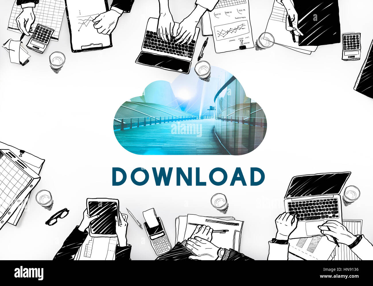 Download Cloud Storage Back Up Stock Photo - Alamy