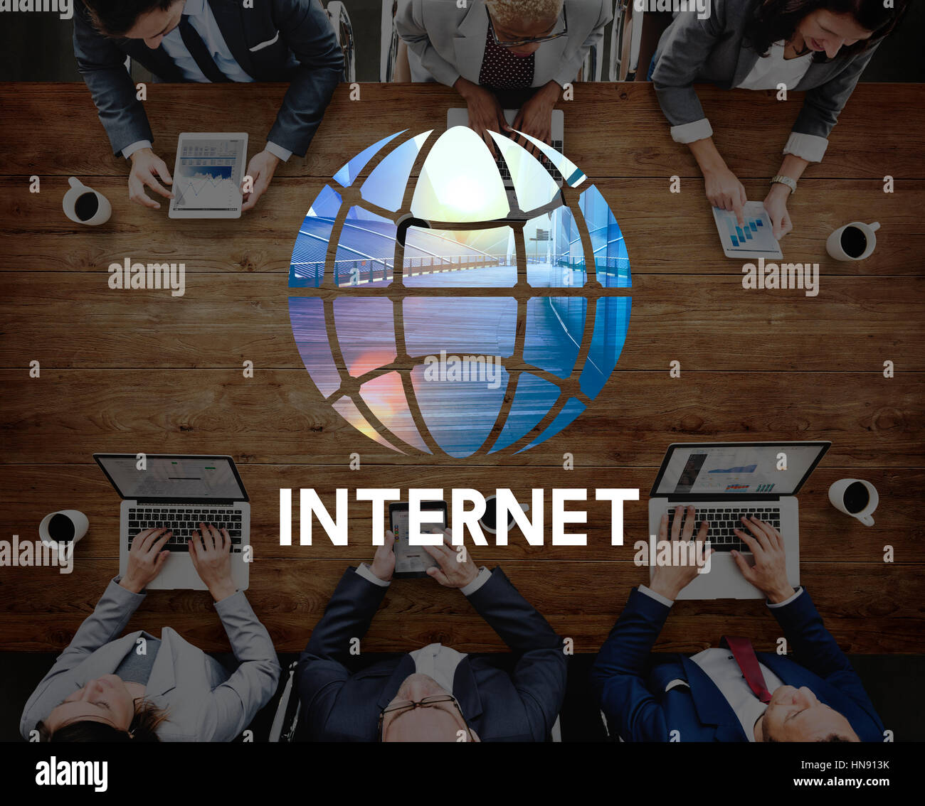 Internet Network Technology Global Icon Stock Photo - Alamy