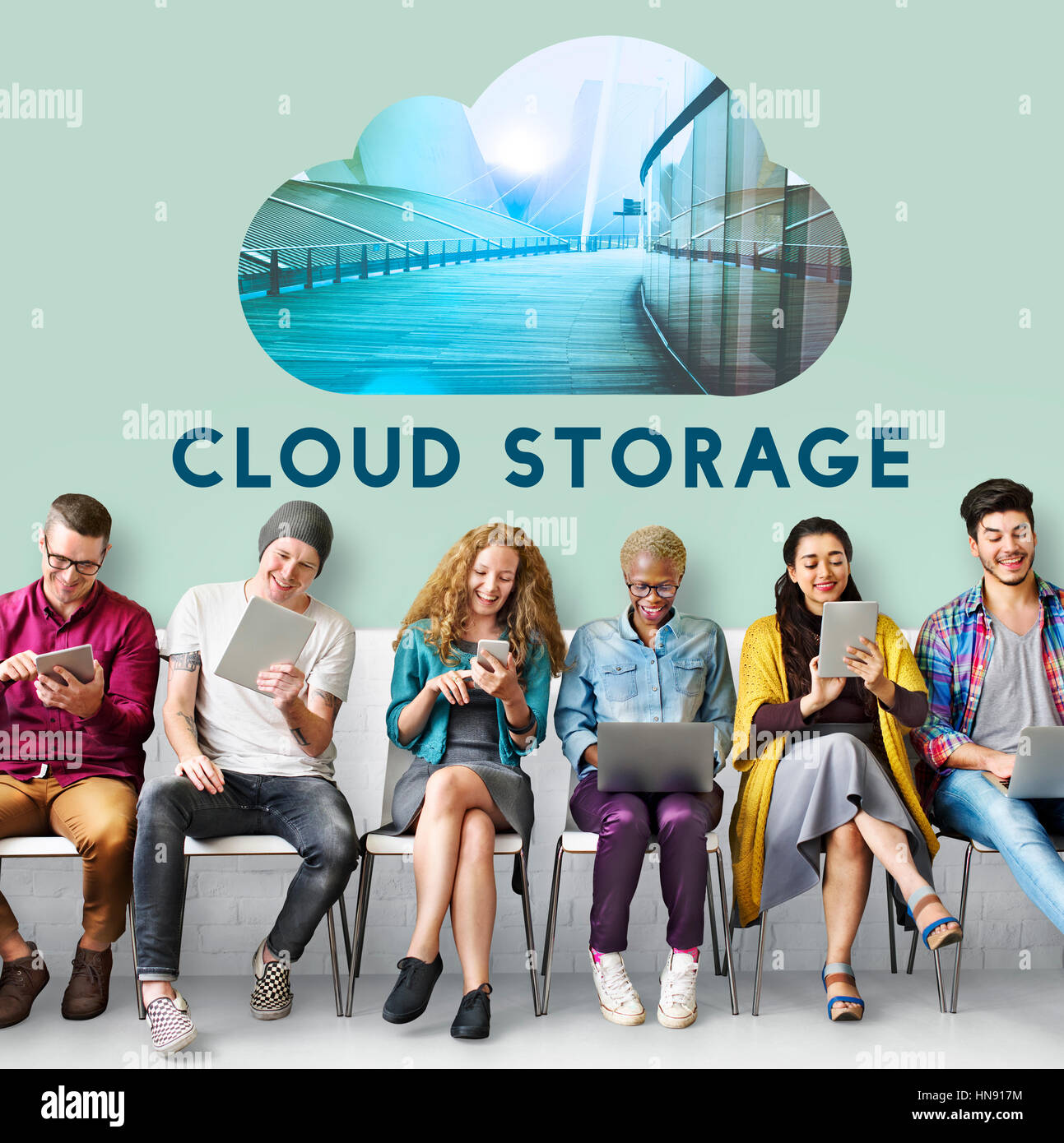 Download Cloud Storage Back Up Stock Photo - Alamy