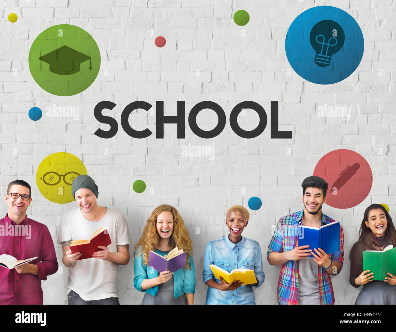 School Education Study Academics Knowledge Concept Stock Photo - Alamy