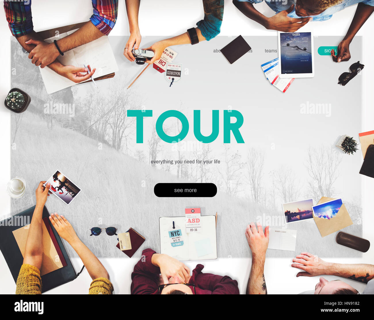 Adventure Destination Holiday Journey Tour Vacation Explore Trip Stock ...