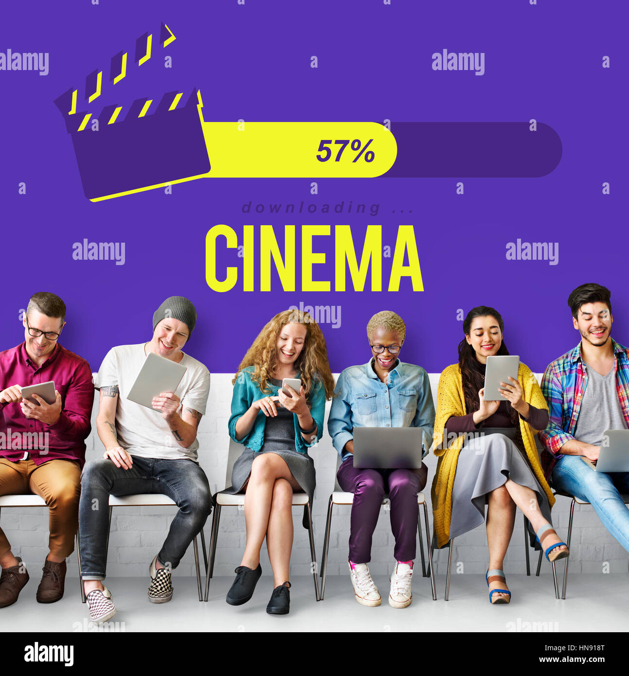 Entertainment Multimedia Theatre Movies Concept Stock Photo - Alamy