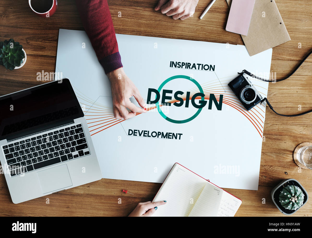 Inspiration Development Design Creative Thinking Concept Stock Photo ...