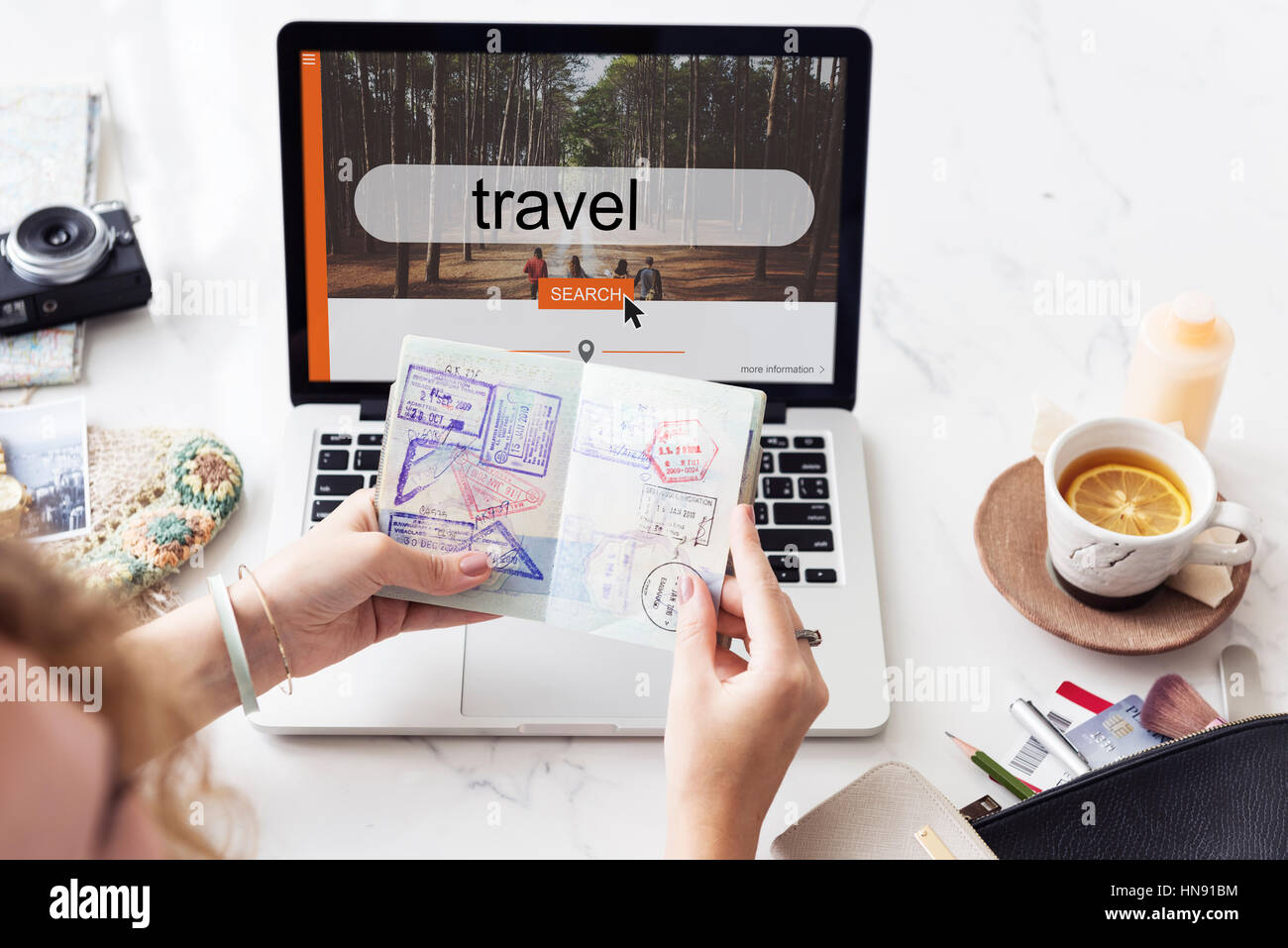 Journey Travel Exploration Vacation Concept Stock Photo - Alamy