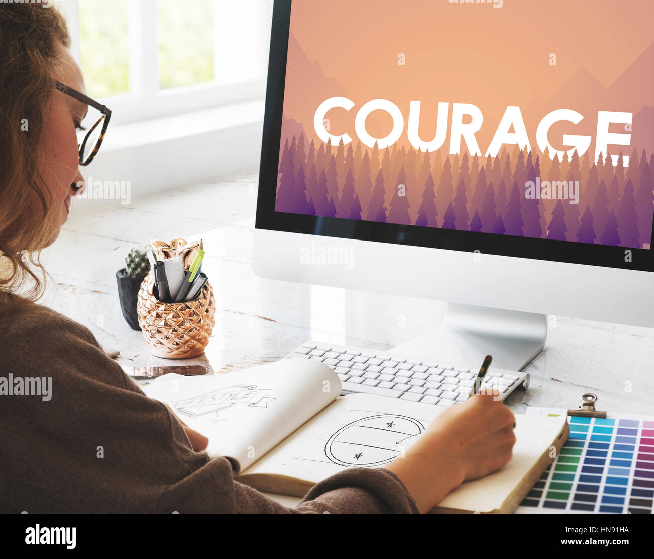 Freedom Courage Inspiration Passion Concept Stock Photo - Alamy