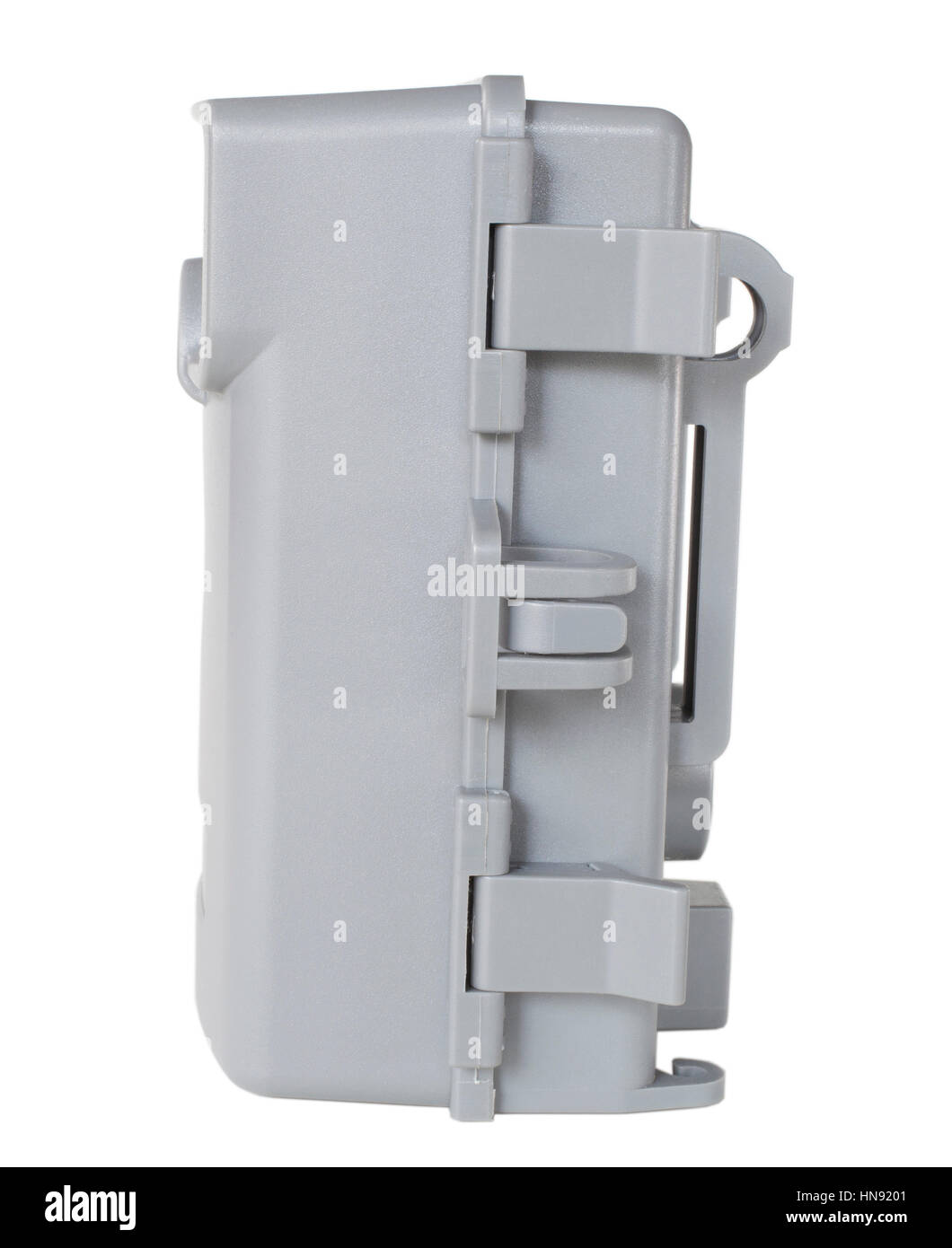 Side view of a security camera isolated on white Stock Photo - Alamy