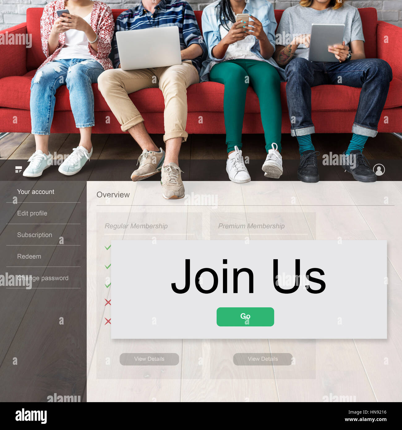 Newletter Join Us Sign Up Stock Photo - Alamy