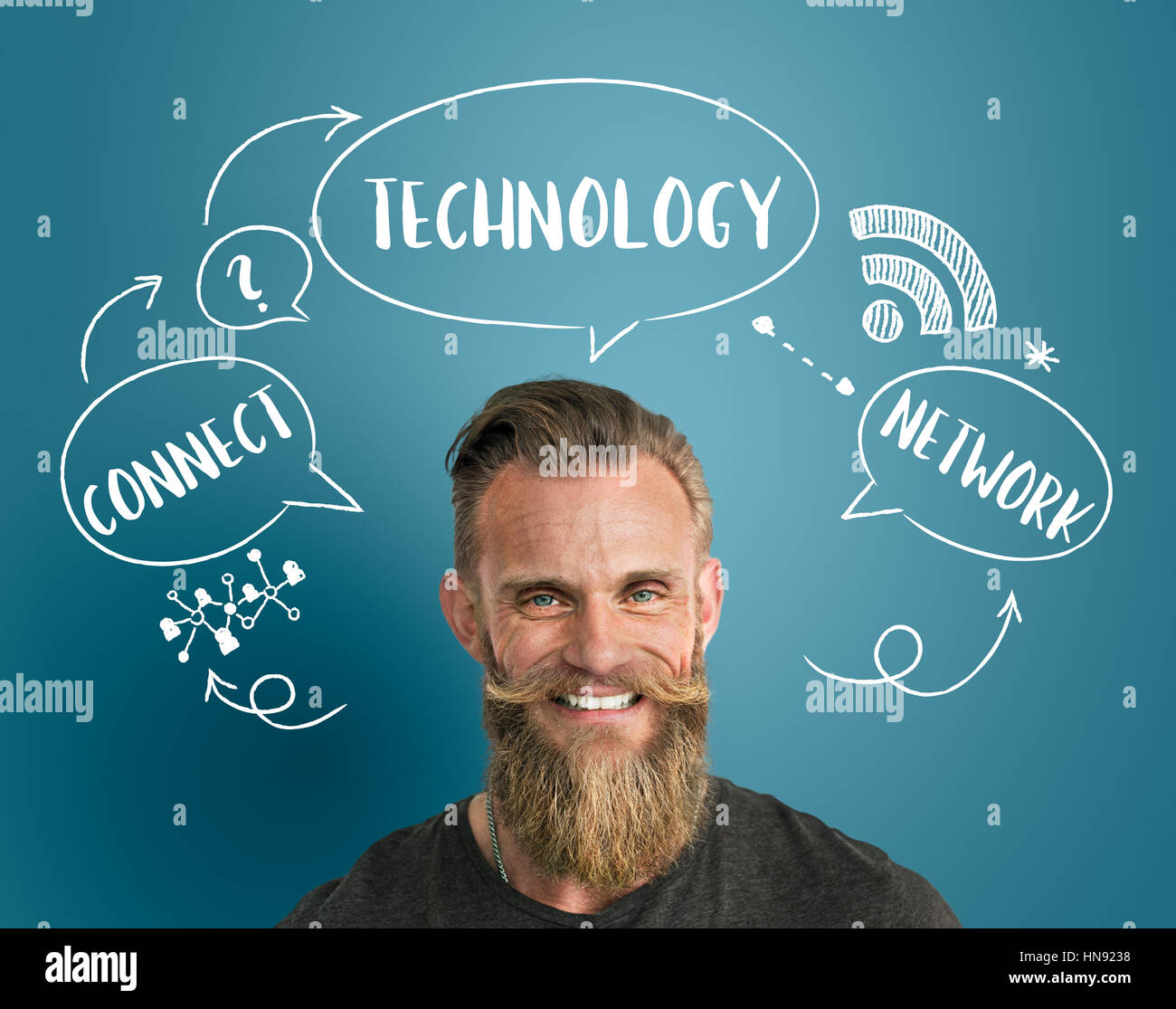 Internet Technology Social Media Concept Stock Photo - Alamy