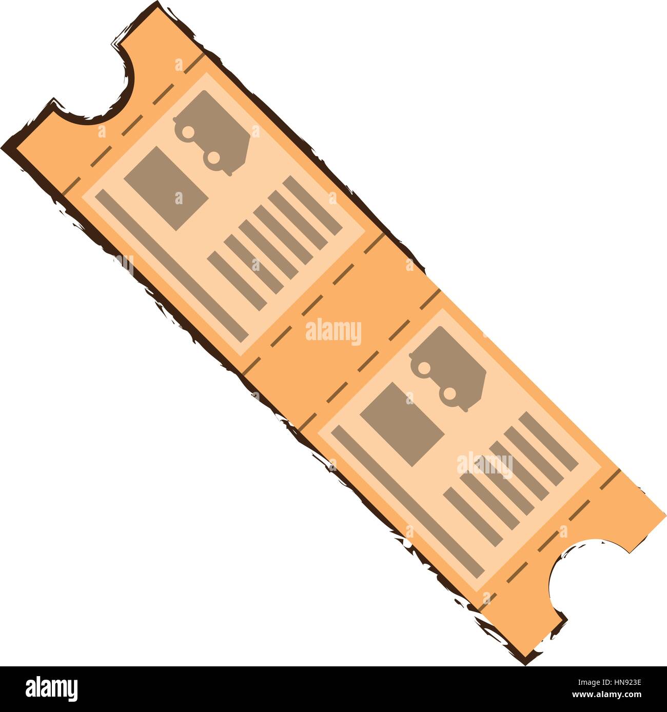 brown ticket related icon, ector illustration image Stock Vector Image ...