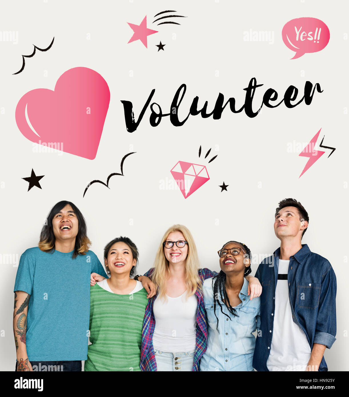 Charity Donation Heart Graphic Concept Stock Photo - Alamy