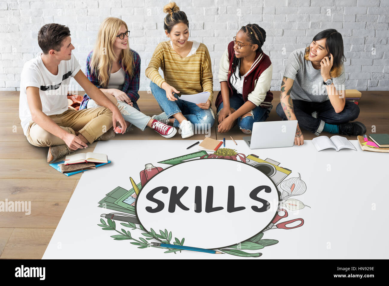 Handcraft Handmade DIY Skills Drawing Stock Photo - Alamy