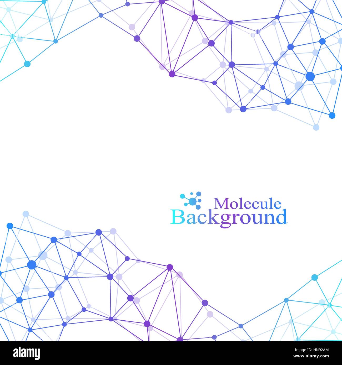 Scientific chemistry pattern. Structure molecule DNA research as ...