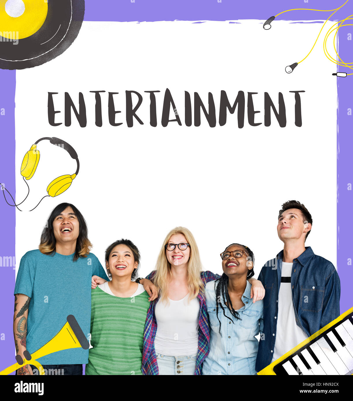 Entertainment audio streaming music recreational Stock Photo - Alamy