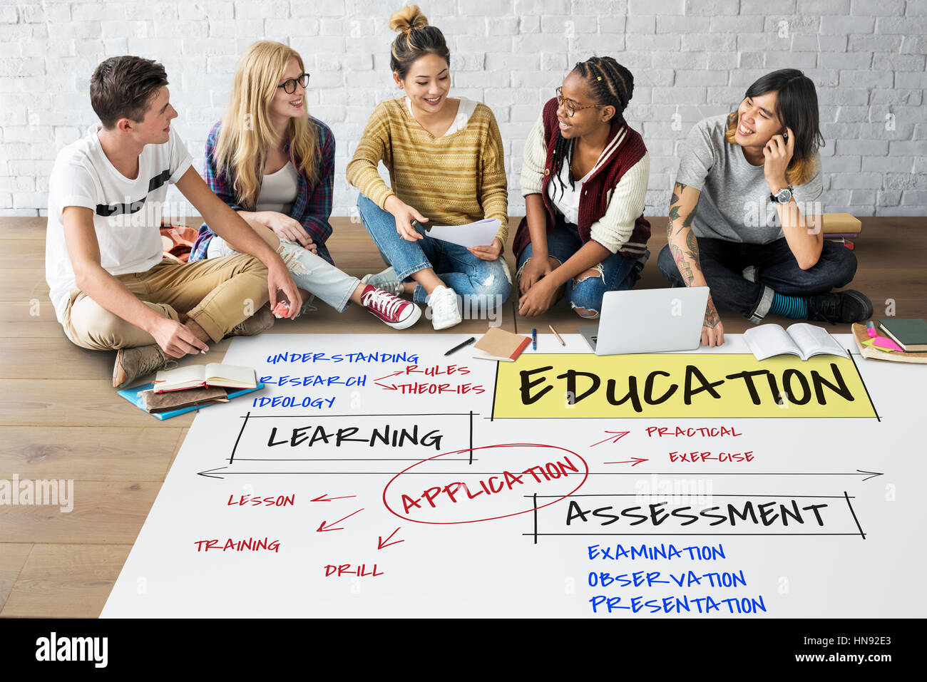 Assessment Learning Application Education School Stock Photo - Alamy