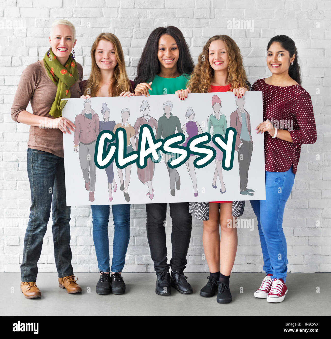 Style Trends Fashion Design Classy Chic Concept Stock Photo - Alamy