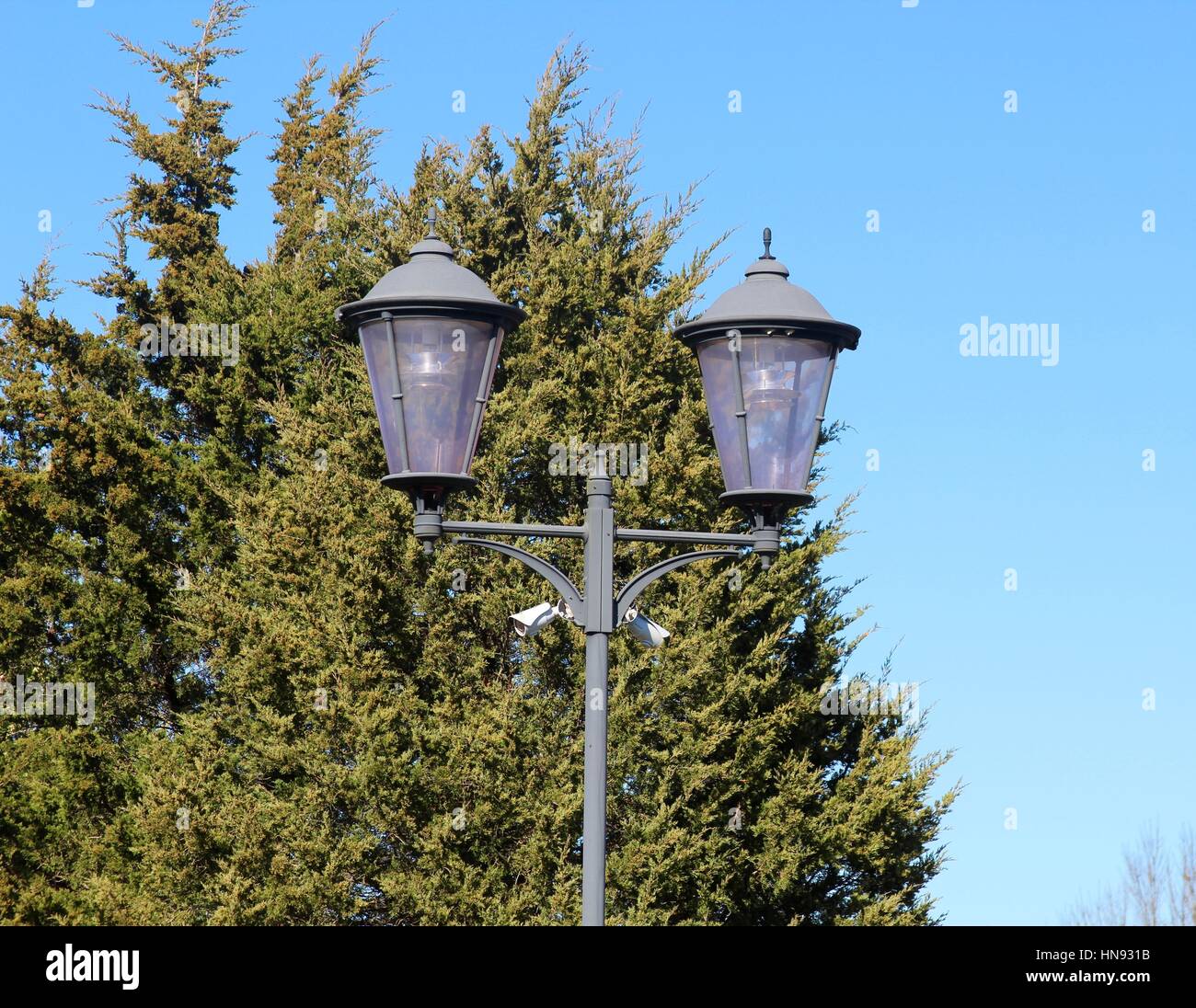 Sunny day lighting pole hi-res stock photography and images - Alamy