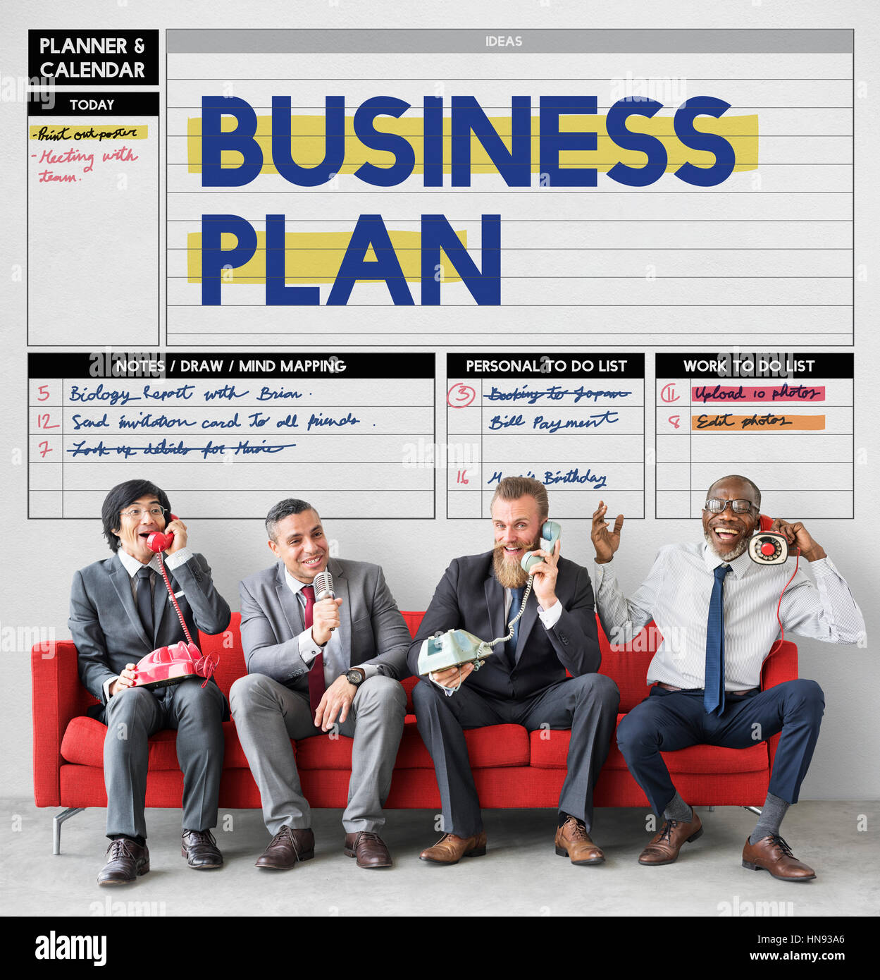 Business Plan Process Strategy Solution Vision Concept Stock Photo - Alamy