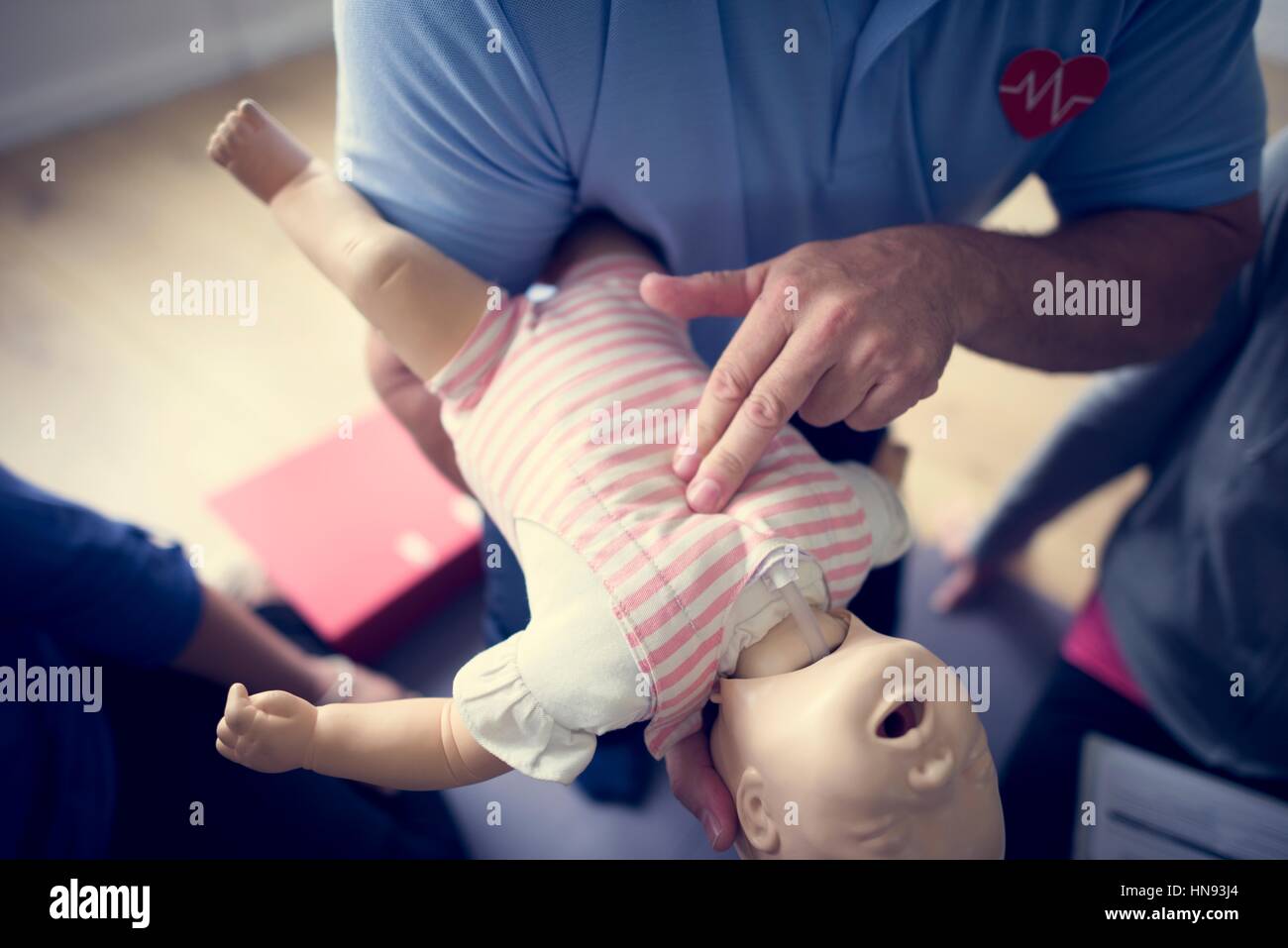 CPR First Aid Training Concept Stock Photo - Alamy