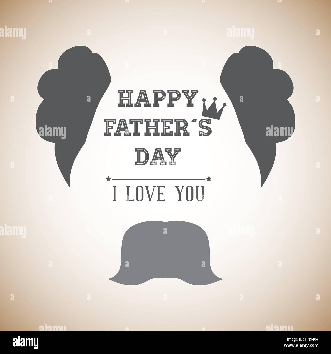 happy father day card icon image, vector illustration Stock Vector ...
