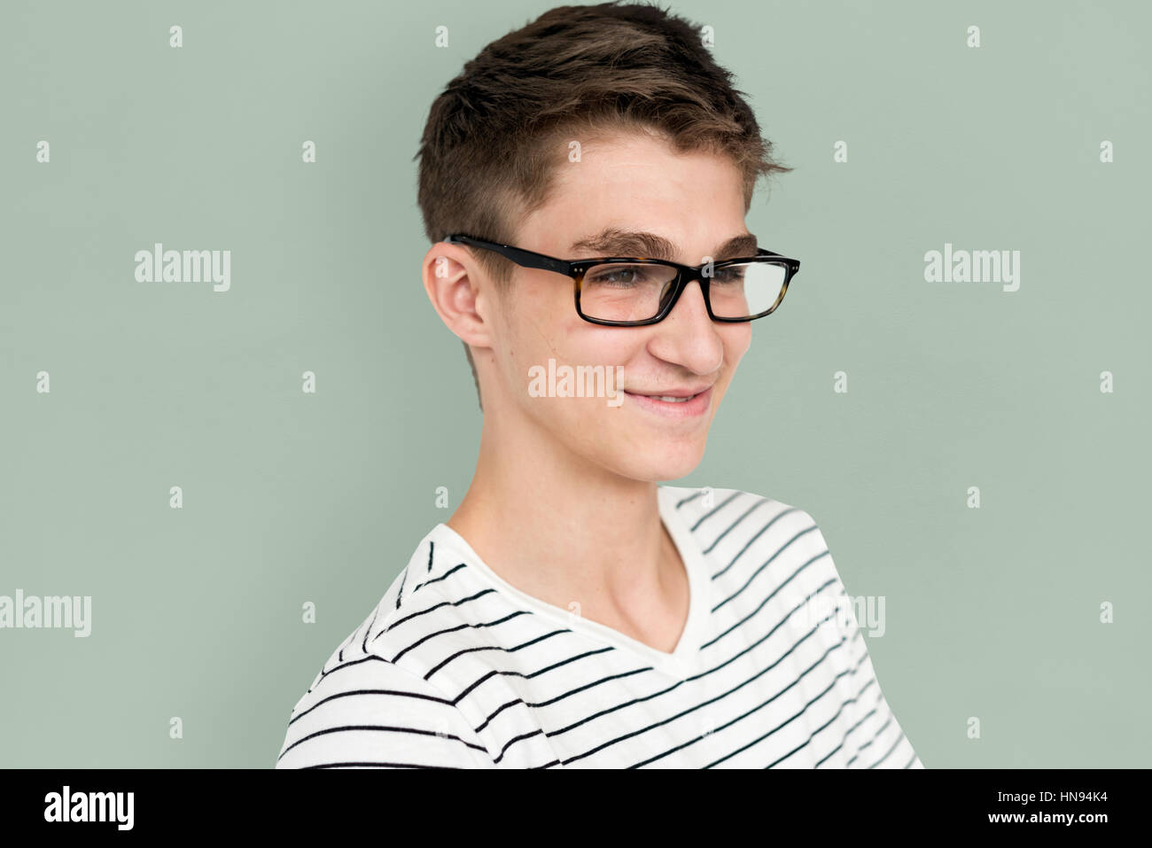 Man Smiling Happiness Portrait Concept Stock Photo - Alamy