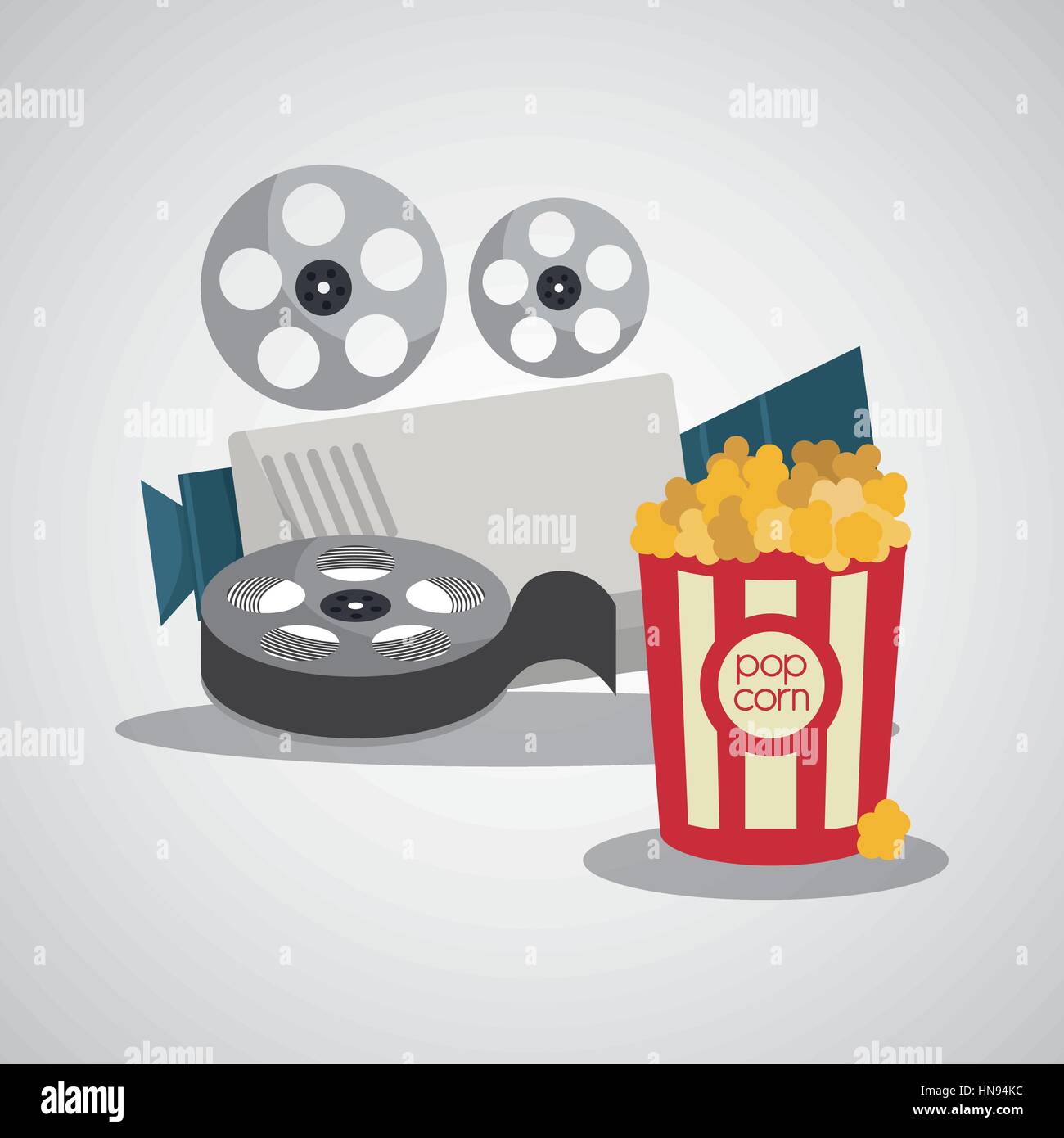 collection cinema element icons vector illustration eps 10 Stock Vector ...