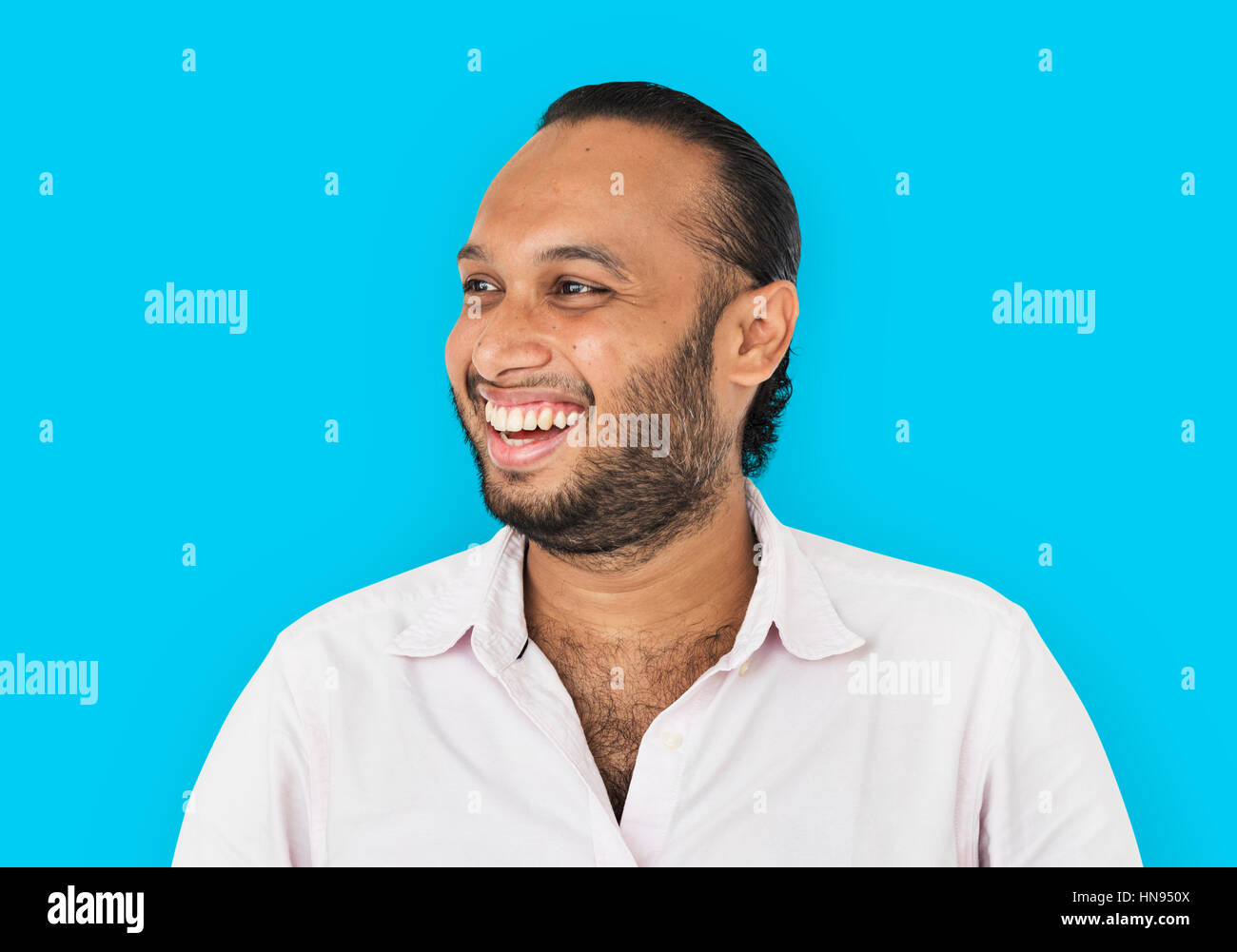 Adult Man Happiness Fun Smiling Natural Concept Stock Photo - Alamy