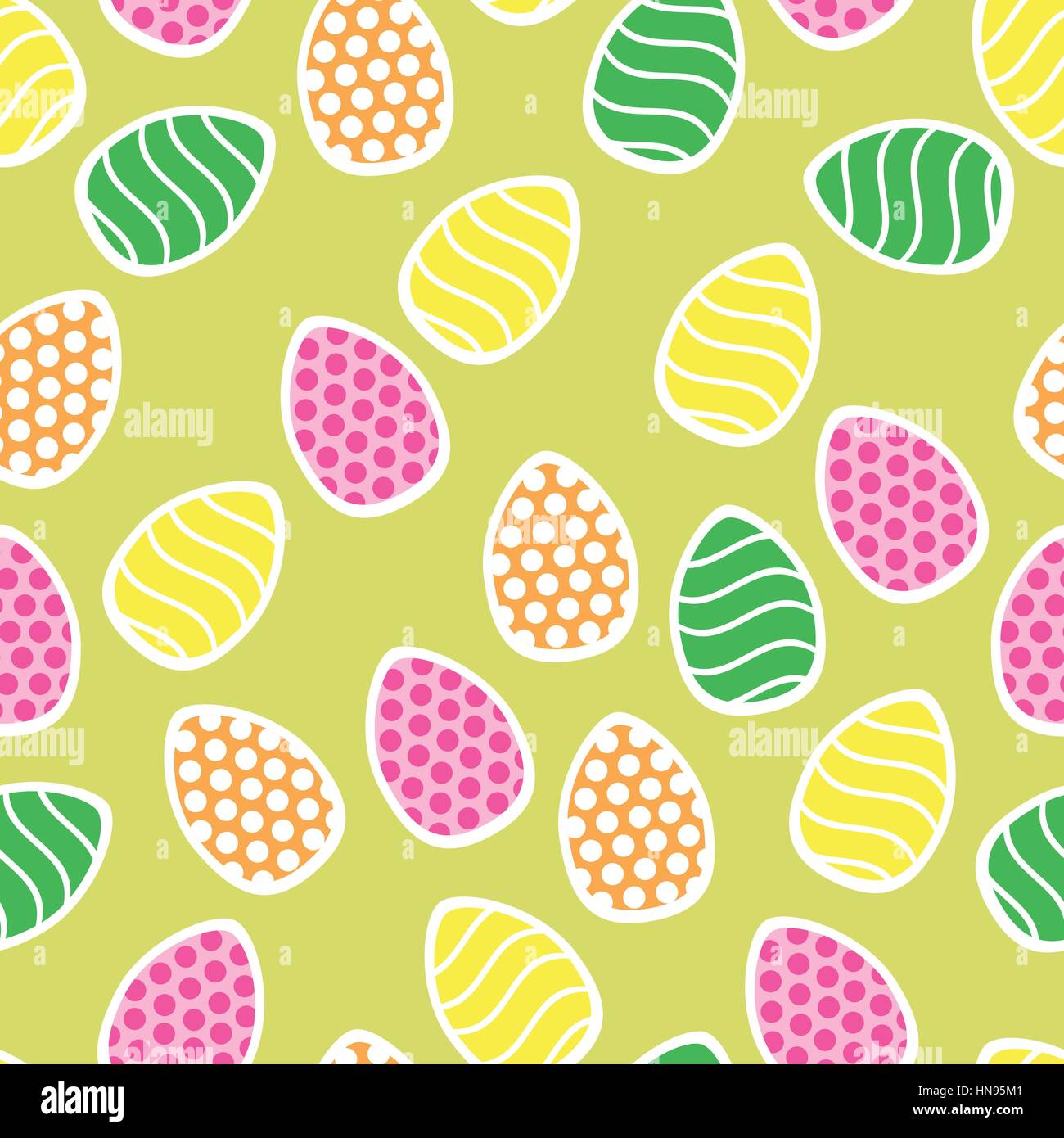 Easter seamless pattern with small holiday eggs Stock Vector Image ...