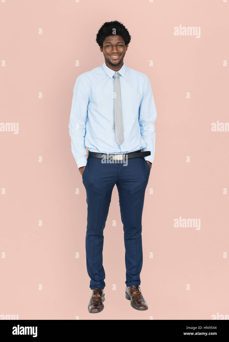 African Descent Man Full Body Concept Stock Photo - Alamy