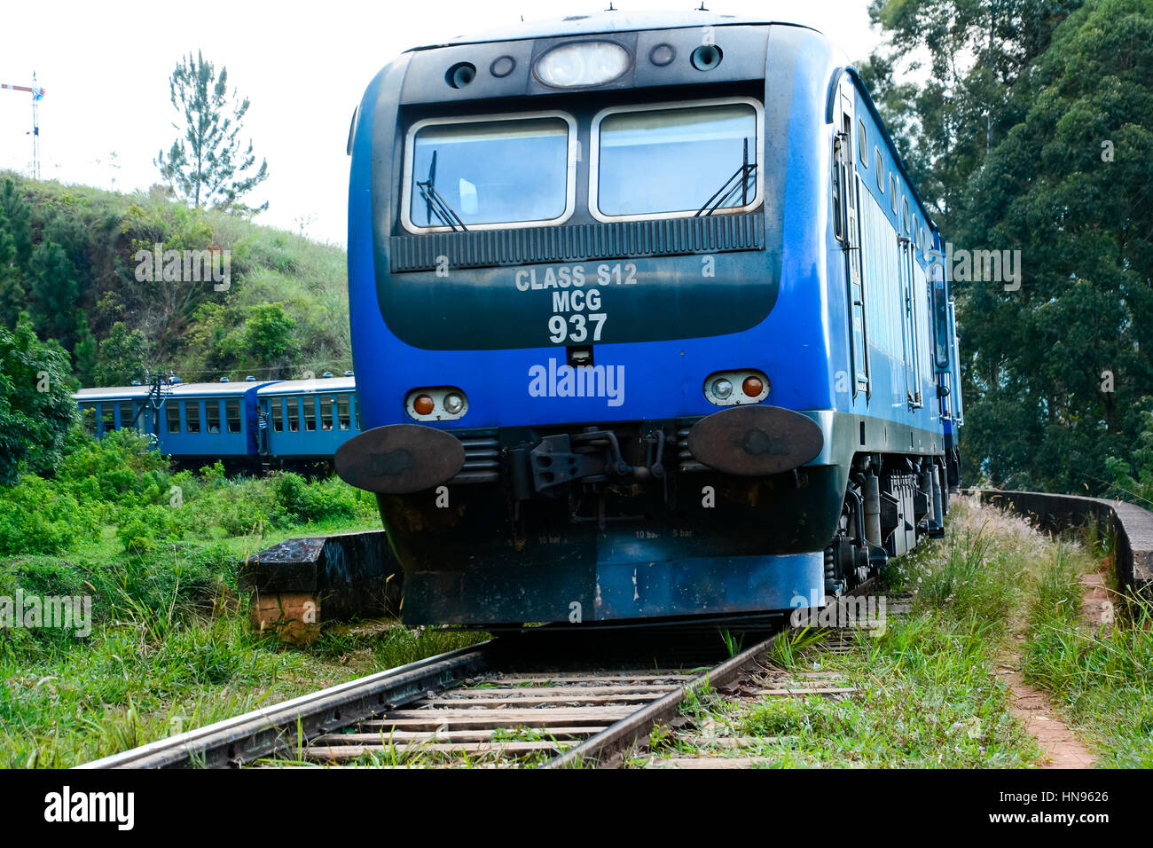 The Main Line Rail Road In Sri Lanka Stock Photo - Alamy