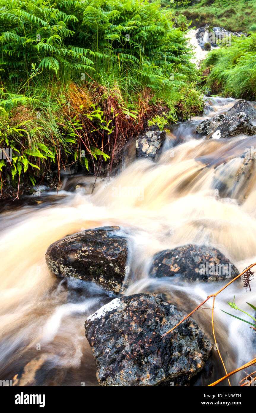 Mountain stream and rocks in County Donegal, Ireland Stock Photo - Alamy