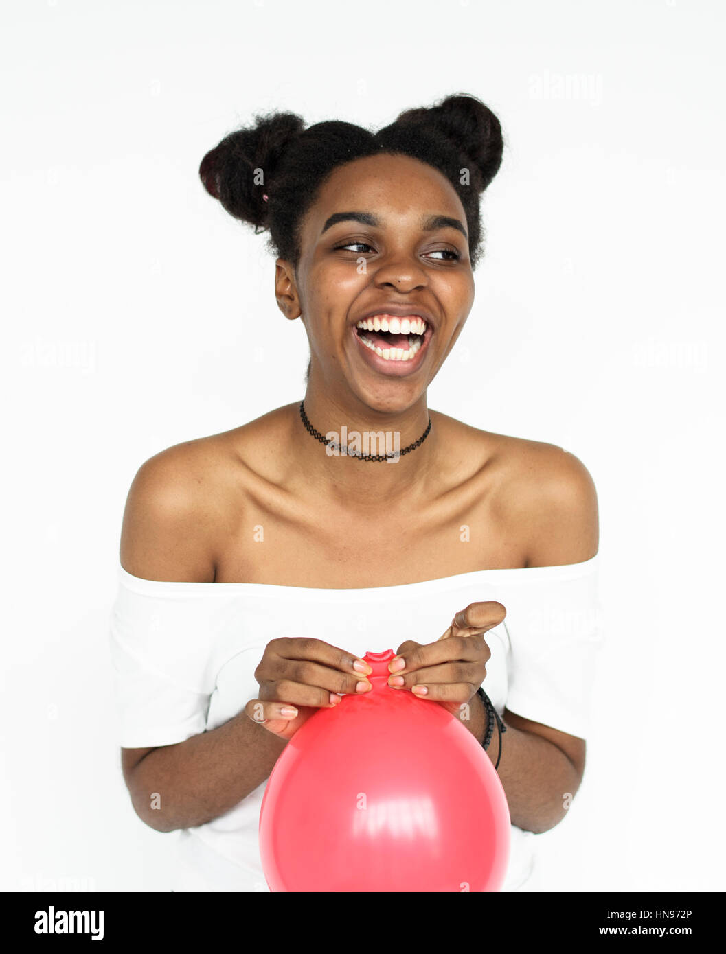 Portrait Studio Woman Female Model Stock Photo - Alamy