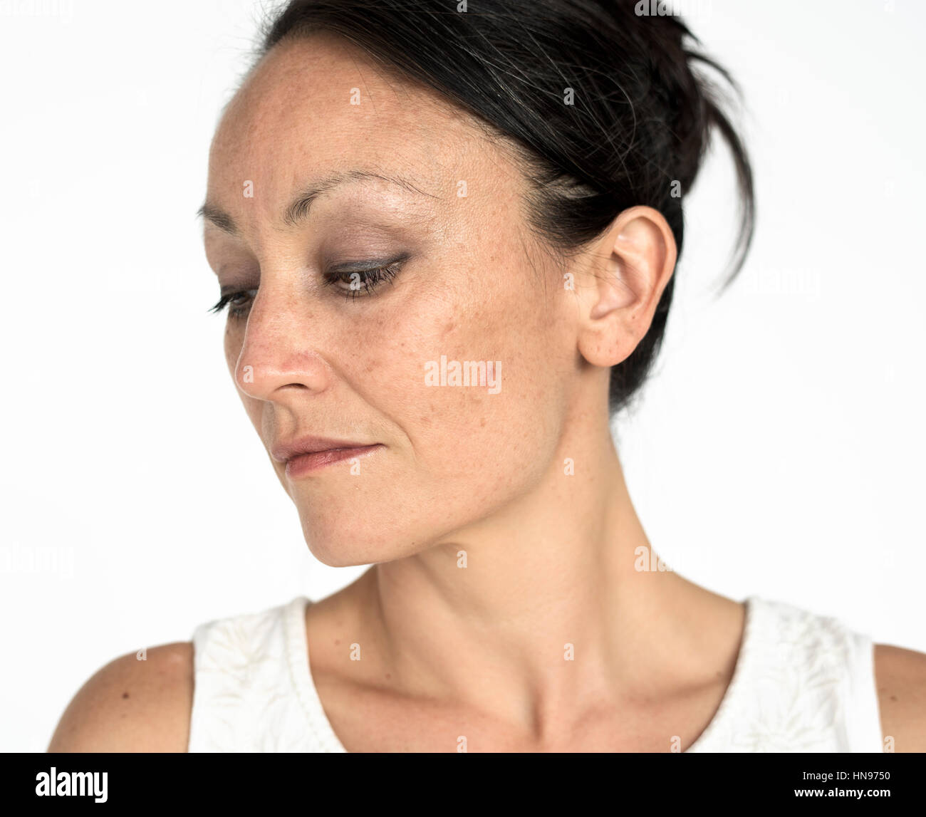 Portrait Studio Woman Female Model Stock Photo - Alamy