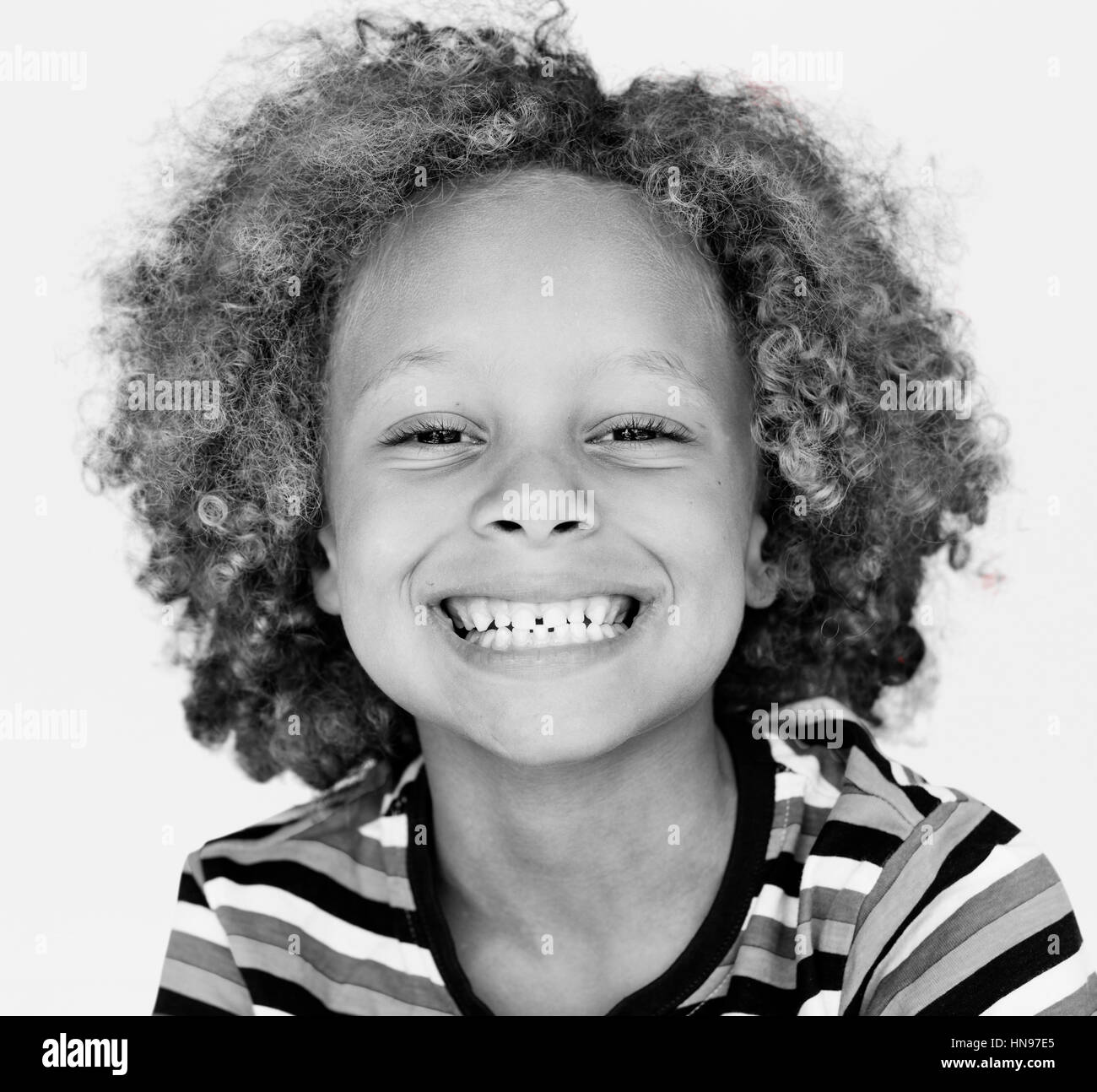 Little Boy Having Fun Portrait Stock Photo - Alamy