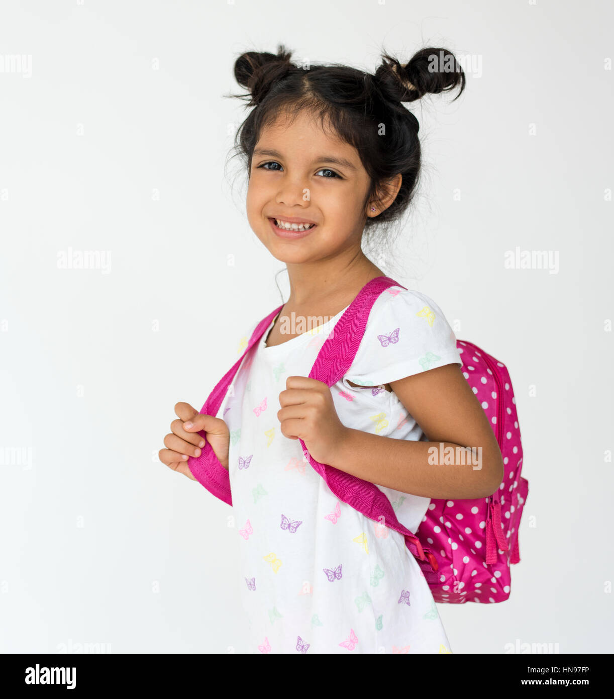 Studio People Kid Model Shoot Race Stock Photo - Alamy