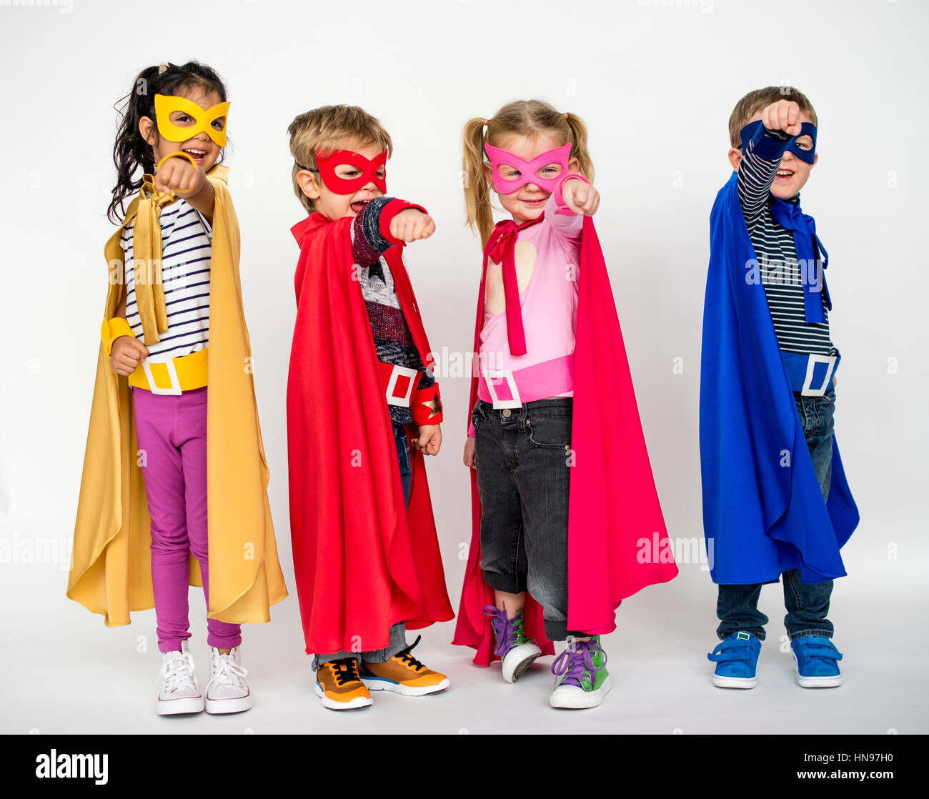 Studio People Kid Model Shoot Race Stock Photo - Alamy