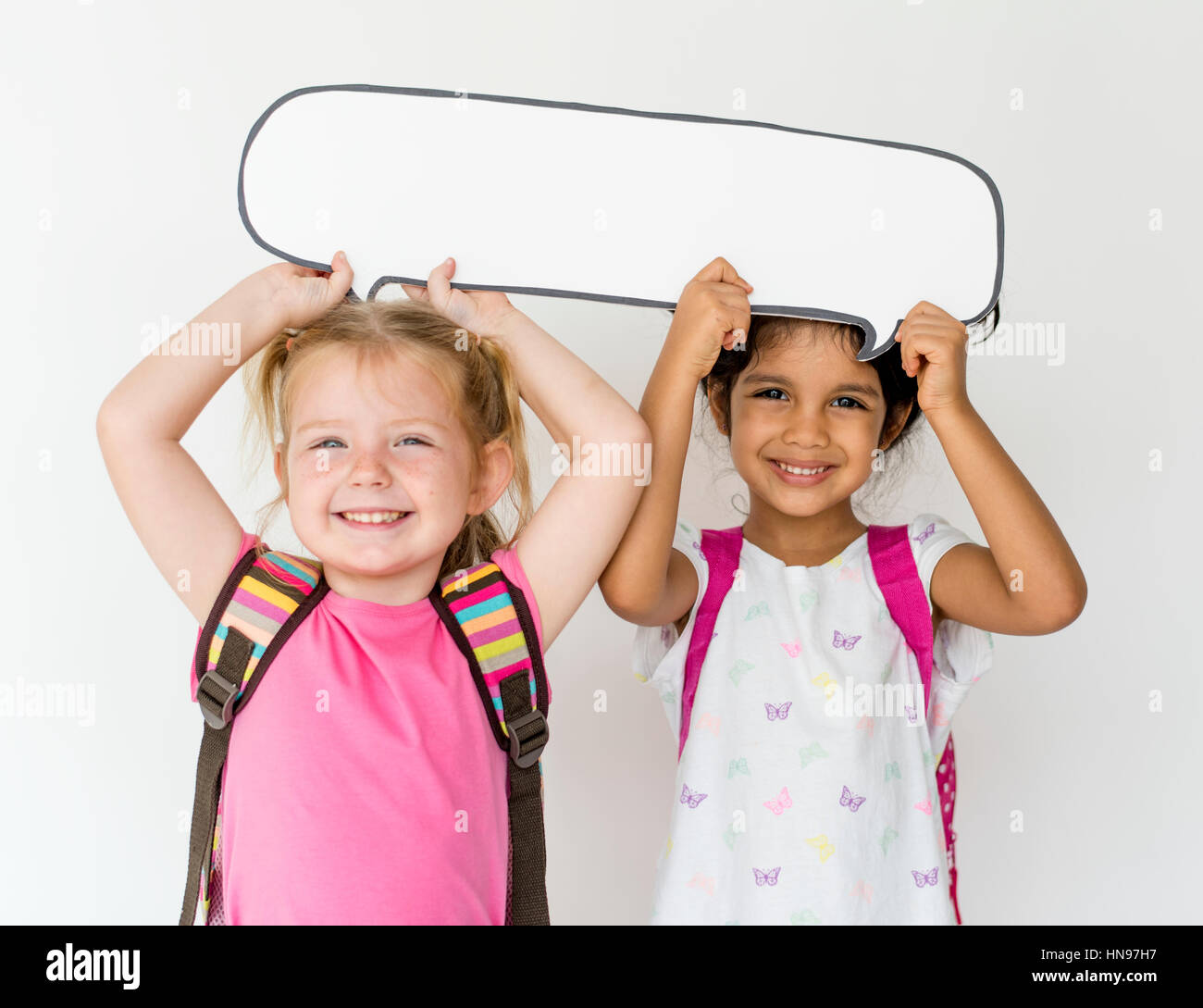 Studio People Kid Model Shoot Race Stock Photo - Alamy