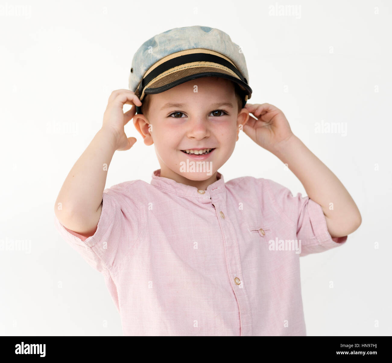 Studio People Kid Model Shoot Race Stock Photo - Alamy