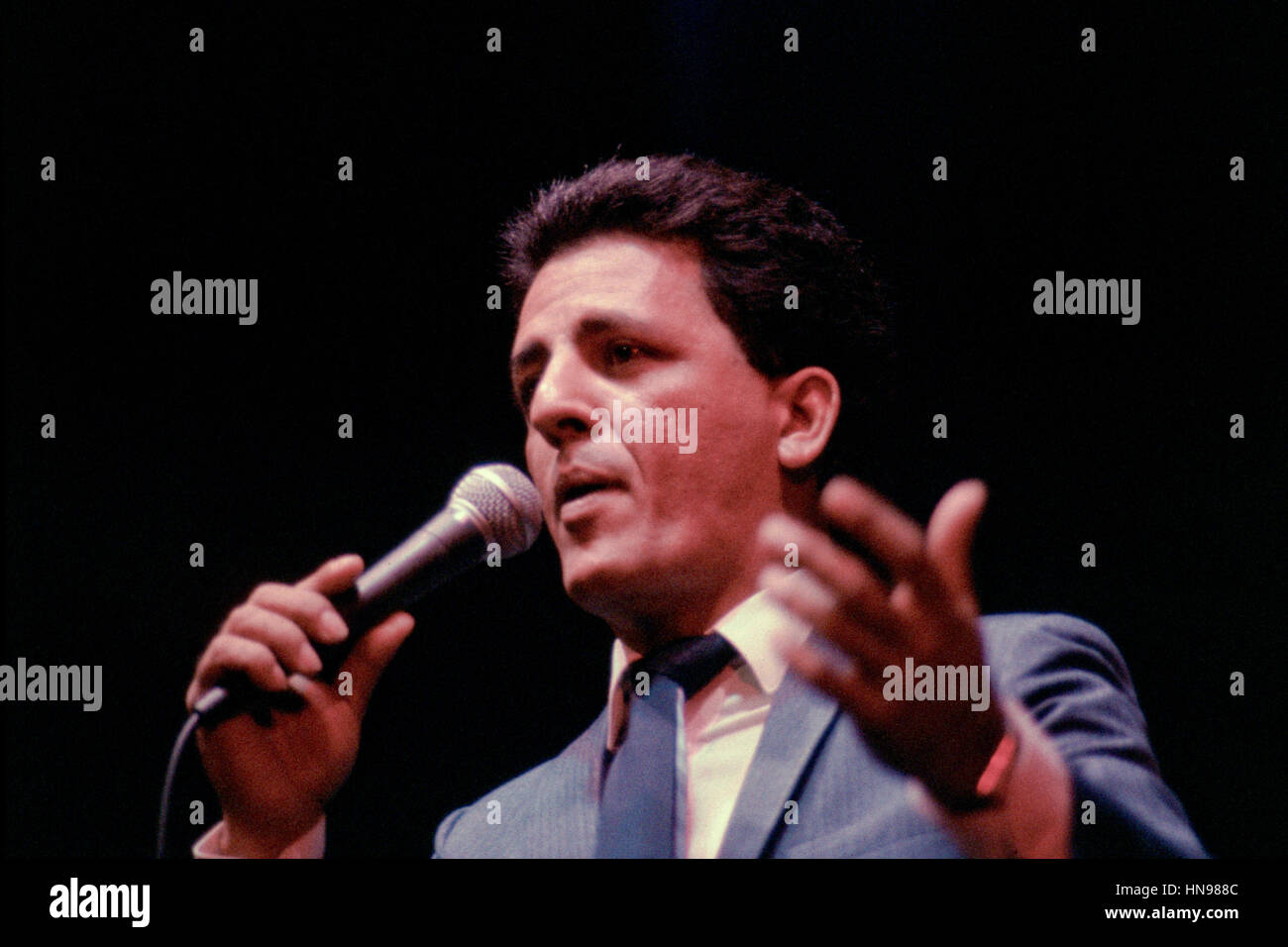 Laud player with Celina González' band 1989 in Brighton Stock Photo - Alamy