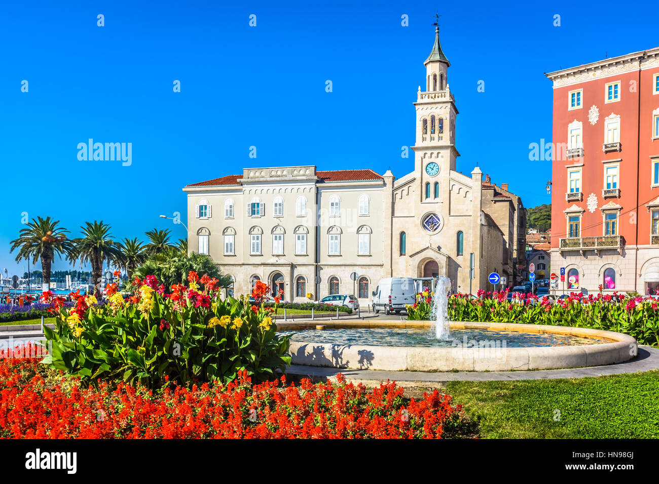 St. Francis church in Split town landmarks, Croatia Stock Photo - Alamy