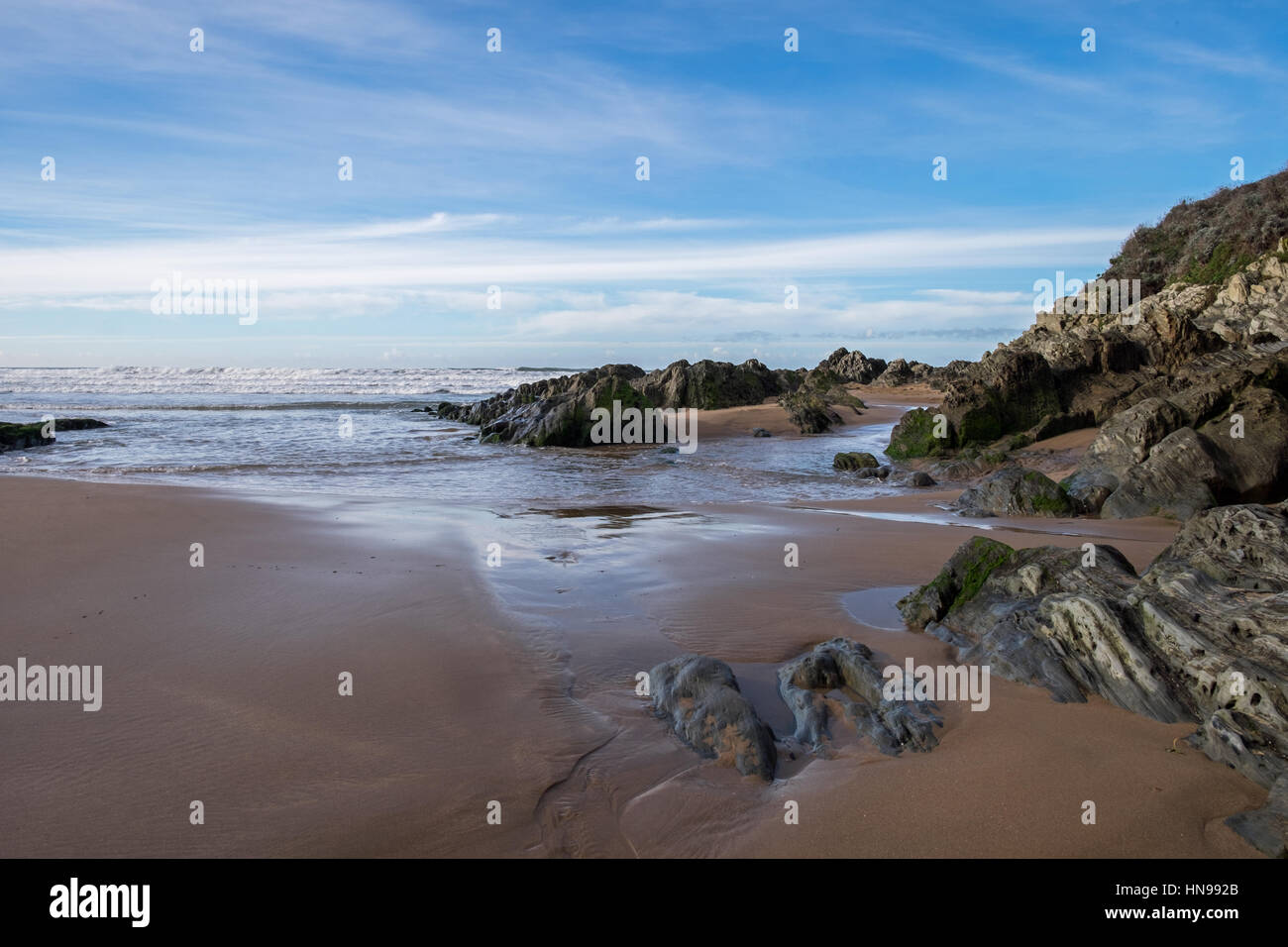 Woolacombe beach in english hi-res stock photography and images - Alamy