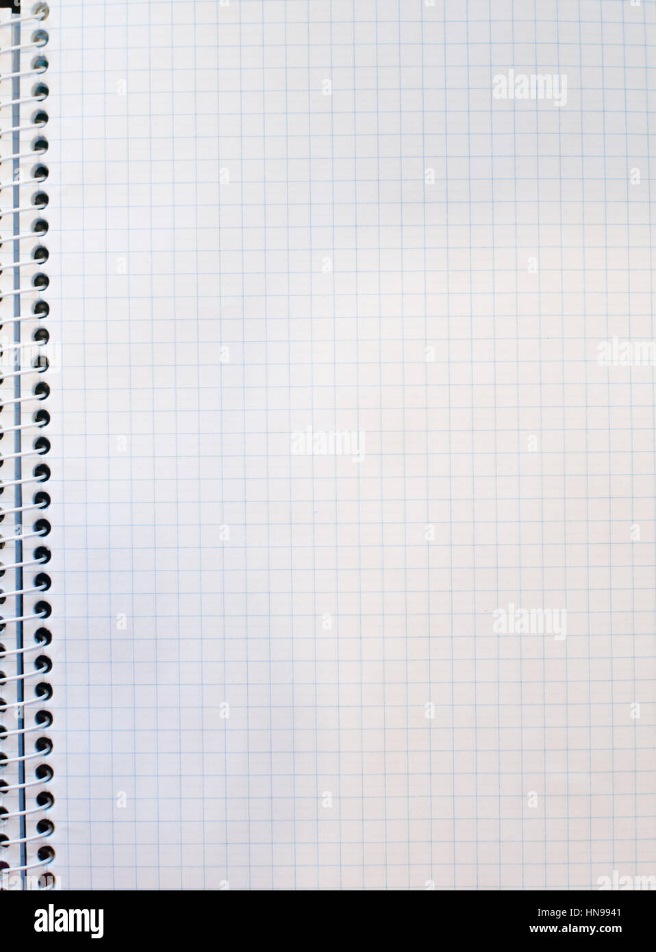 White background texture squared notepad with spring Stock Photo - Alamy