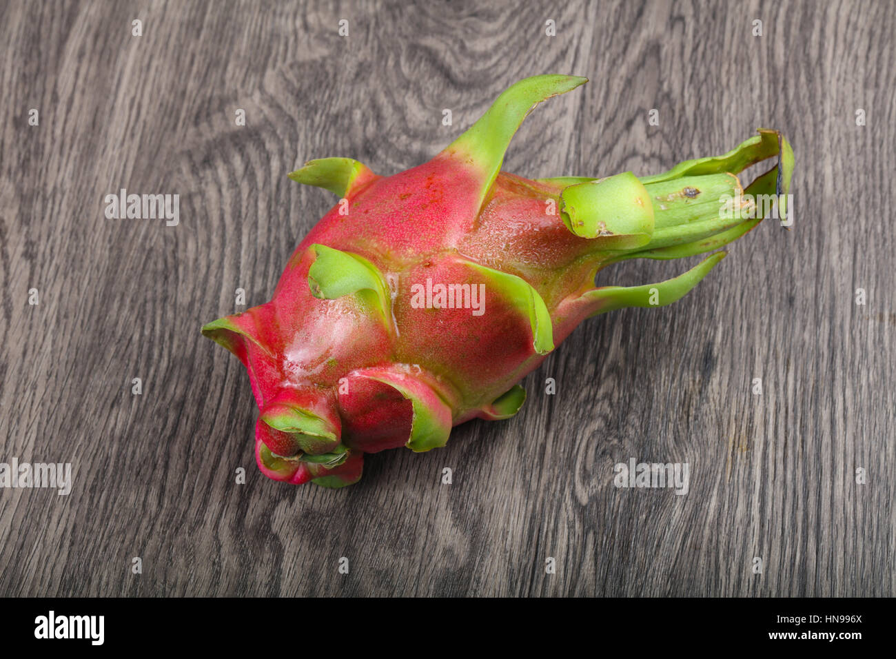 Dragonfruit - asian fruit on the wood background Stock Photo - Alamy