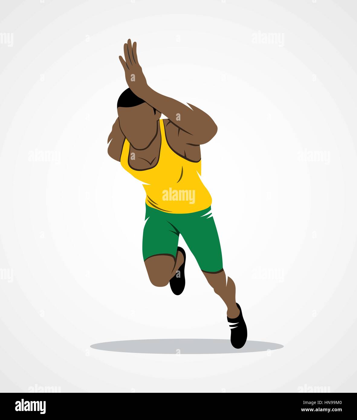 Black running track start Stock Vector Images - Alamy