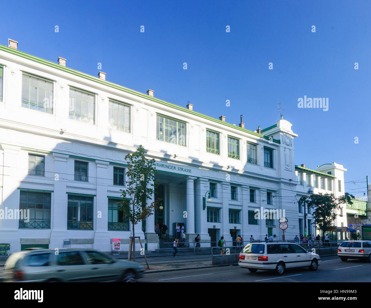 Wien, Vienna, Subway line 6 at the Gürtel; Station Währinger Straße, 09 ...